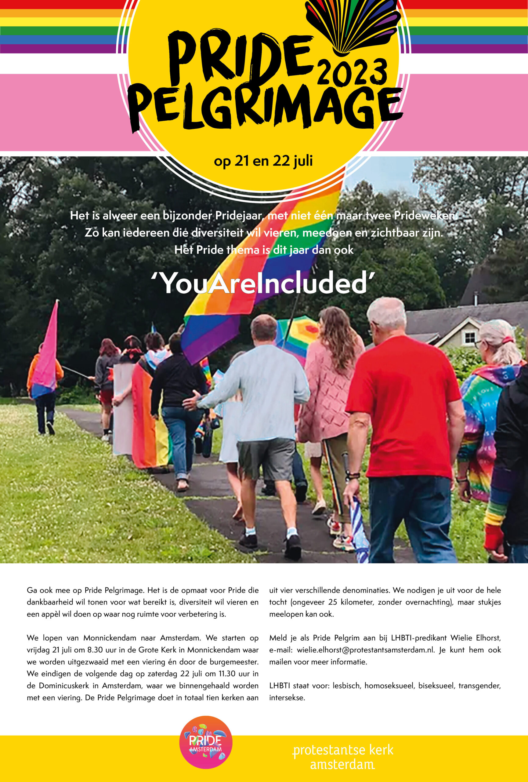 PRIDE Pelgrimage bezoekt Nieuwendammerkerk – Protestantse Kerk ...